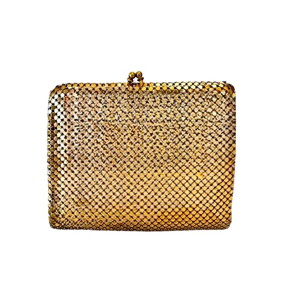 Whiting & Davis | Bags | Vintage Whiting Davis Gold Mesh Billfold ...